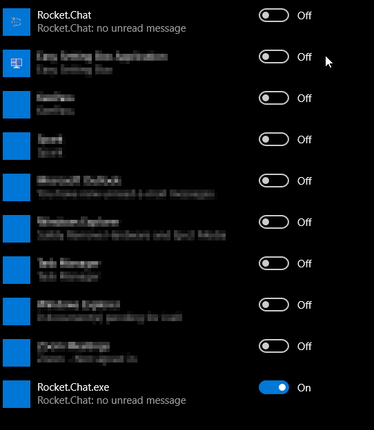 Rocketchat Taskbar icon disappears after restart - even if pinned · Issue #1216 · RocketChat ...