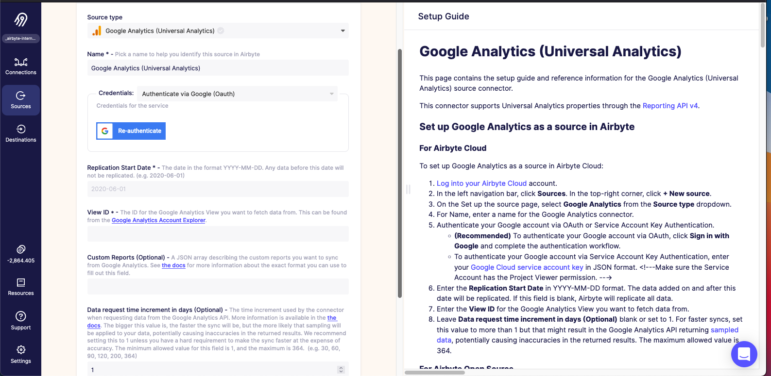 [source-google-analytics-data-api] relative replication start date · Issue #17030 · airbytehq ...