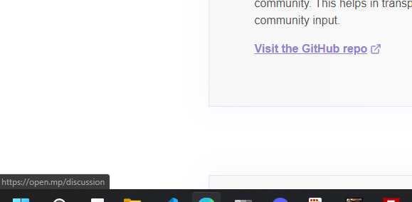 "View Repo" link incorrect on index. · Issue #581 · openmultiplayer/web · GitHub