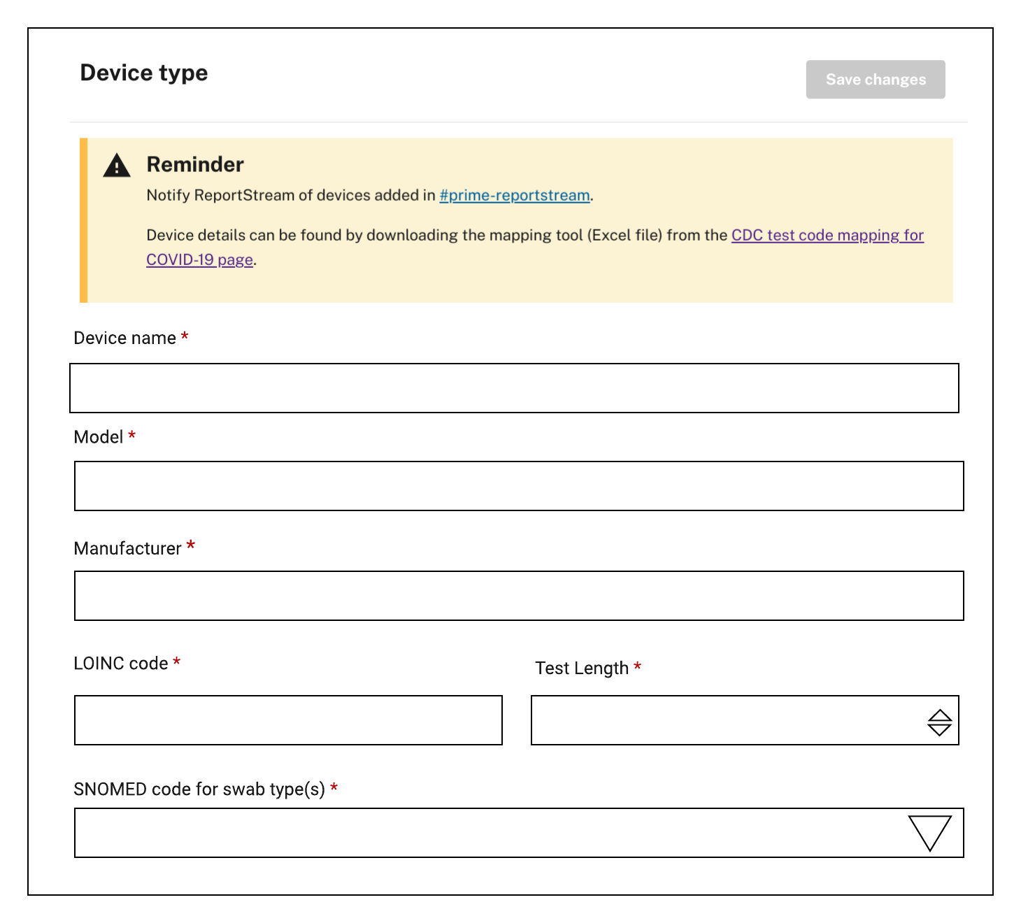 Update `Create new device type` to include test length · Issue #3414 ...