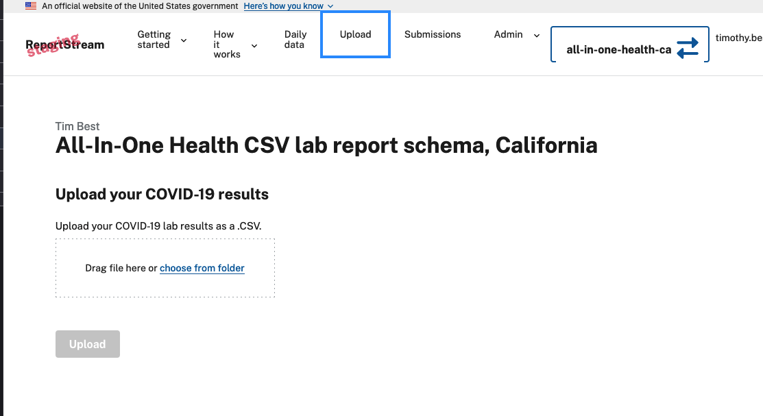 Bulk results upload · Issue #3627 · CDCgov/prime-simplereport · GitHub