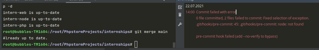 Node isn't containerized and runs from host machine. · Issue #35 · blumilksoftware/interns-2022c ...