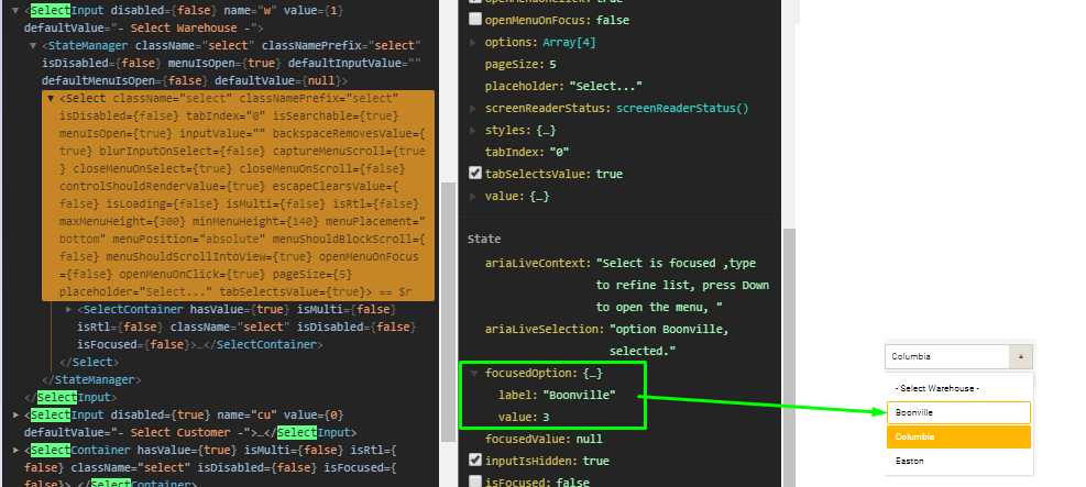 Remove focus onMouseOut/onMouseLeave · Issue #3628 · JedWatson/react-select · GitHub