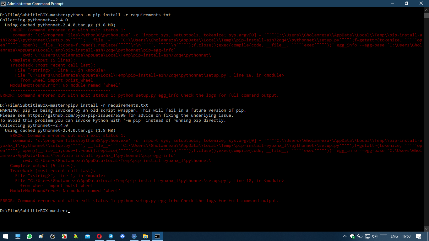 ModuleNotFoundError · Issue #1 · sameera-madushan/SubtitleBOX · GitHub
