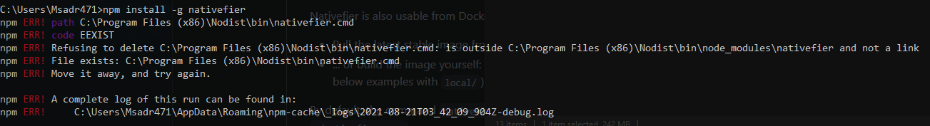How to install on windows? · Issue #1271 · nativefier/nativefier · GitHub