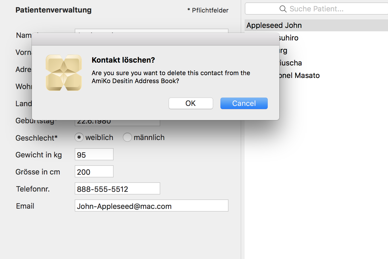 Bestätigung Dialog für den Löschen von Kontakt (und Rezepte) · Issue #64 · zdavatz/amiko_csharp ...