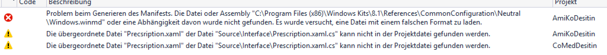 Build-Target 8.1 -> 10 · Issue #167 · zdavatz/amiko_csharp · GitHub