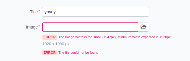 Error with File constraint on a FileUploadType field · Issue #3068 · EasyCorp/EasyAdminBundle ...