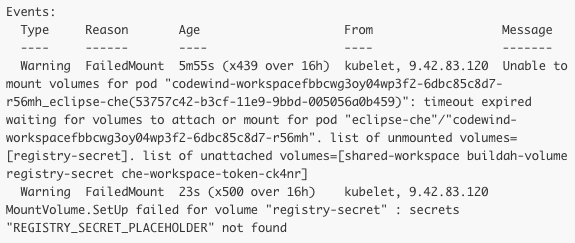 Codewind pod failed to start with new che install on ICP · Issue #90 · eclipse-archived/codewind ...