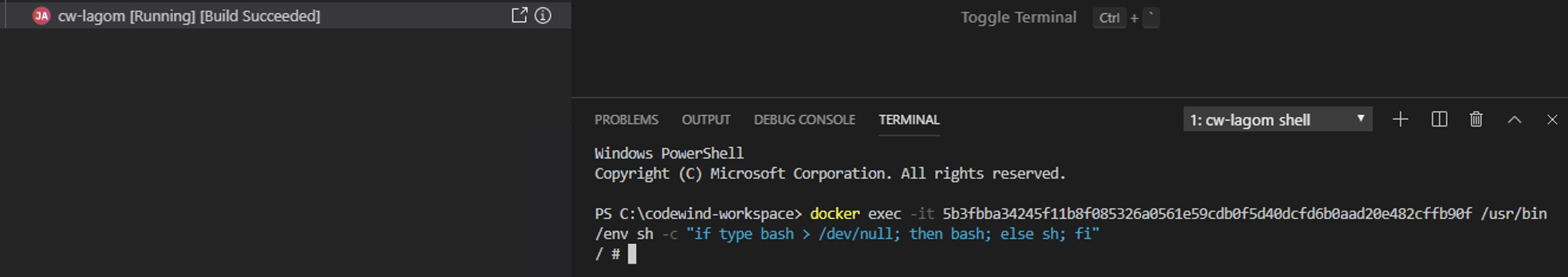 Svt Container Shell Does Not Work Correctly With Java Lagom Projects · Issue 228 · Eclipse