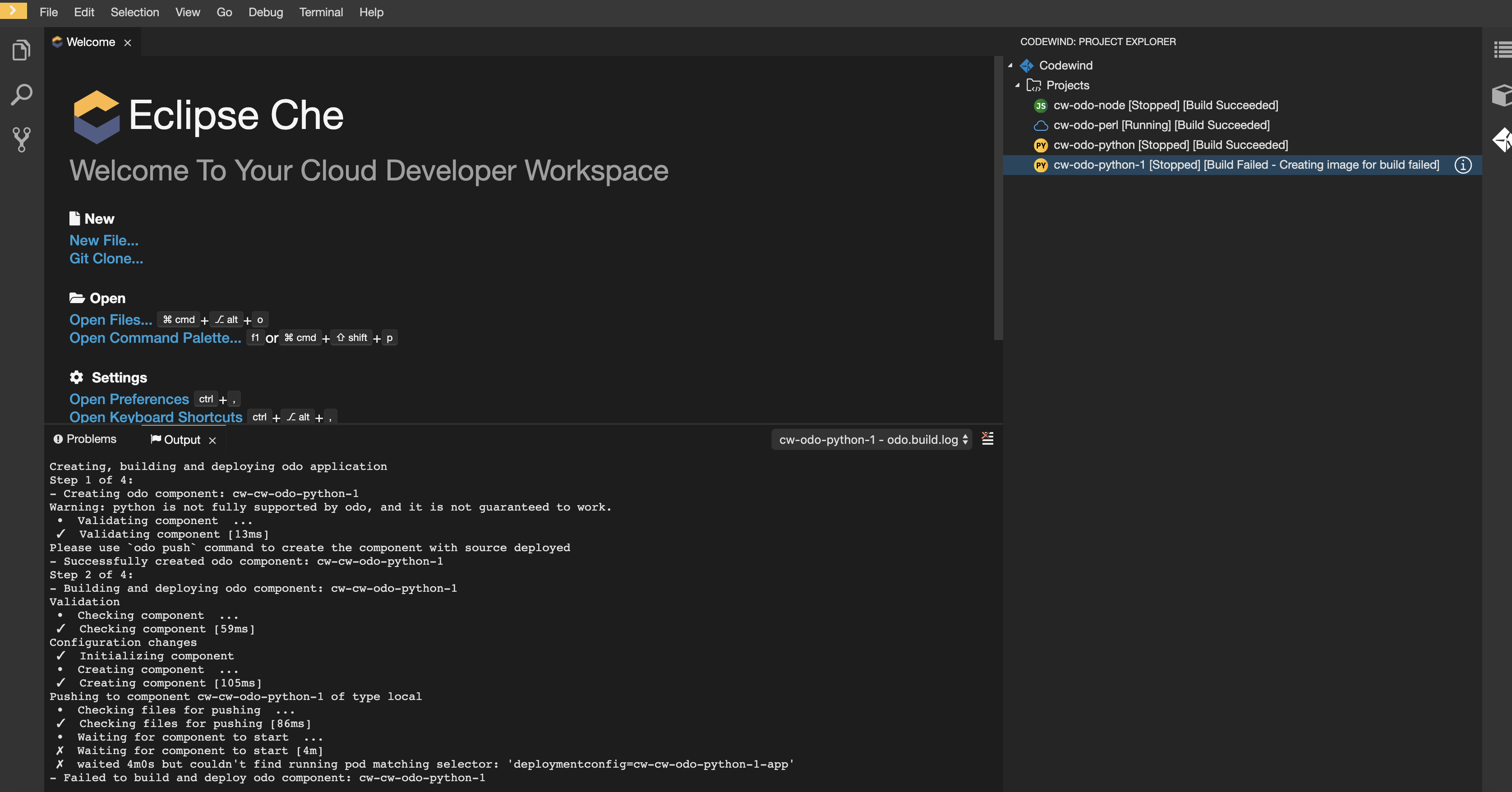 [odo] SVT: Timeout error with 'deploymentconfig' selector · Issue #828 · eclipse-archived ...