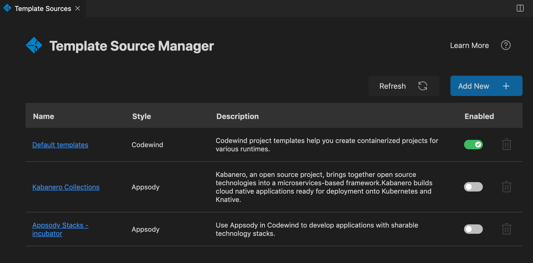 SVT: Templates are not updated after using Template Source Manager ...