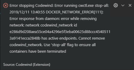 SVT: Codewind no longer starts or stops after migration because Appsody projects' pods didn't ...