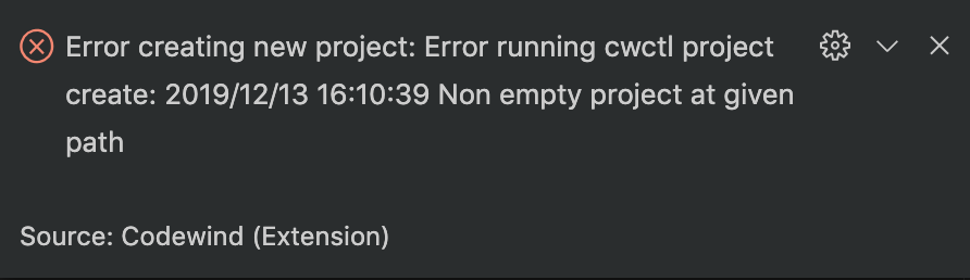 SVT: Codewind is not validating if there is a project with the same name on the User's disk ...