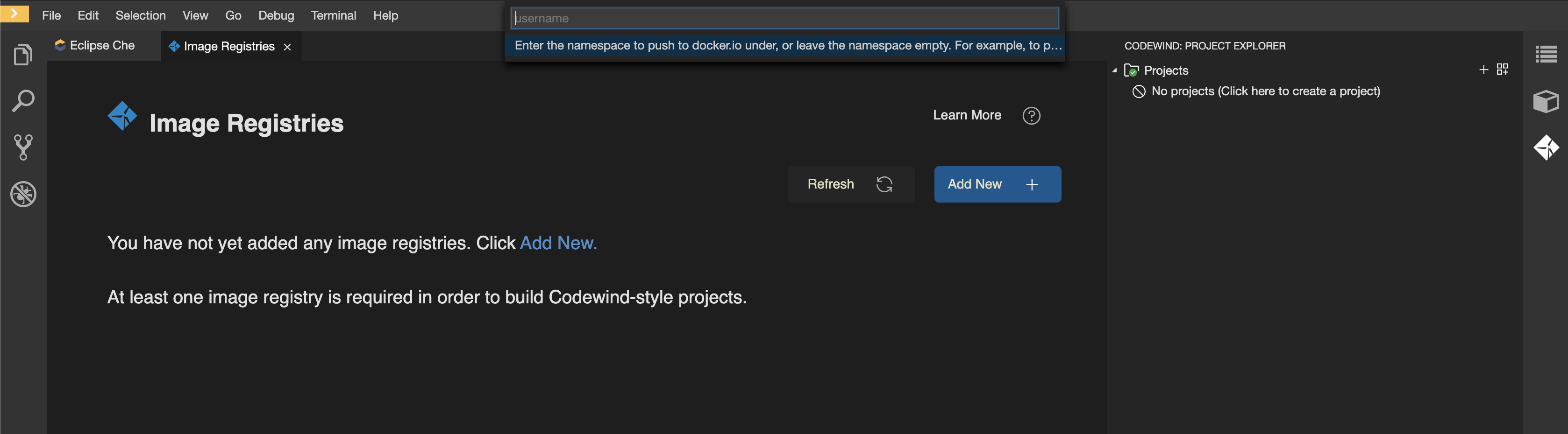 Svt If The Creation Of An Image Registry Is Canceled In The Namespace Step It Will Create The
