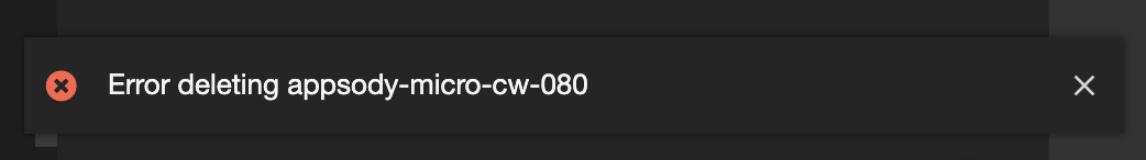 SVT: [Che] Error deleting project · Issue #1779 · eclipse-archived/codewind · GitHub
