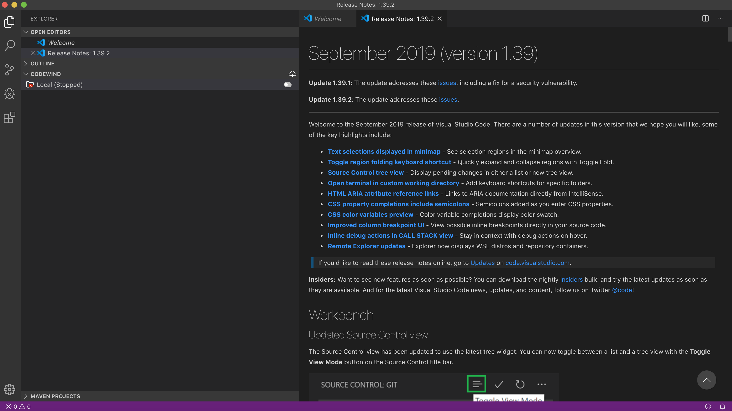 SVT: [VS Code] New version required for VS Code must be 1.41 or later · Issue #1913 · eclipse ...