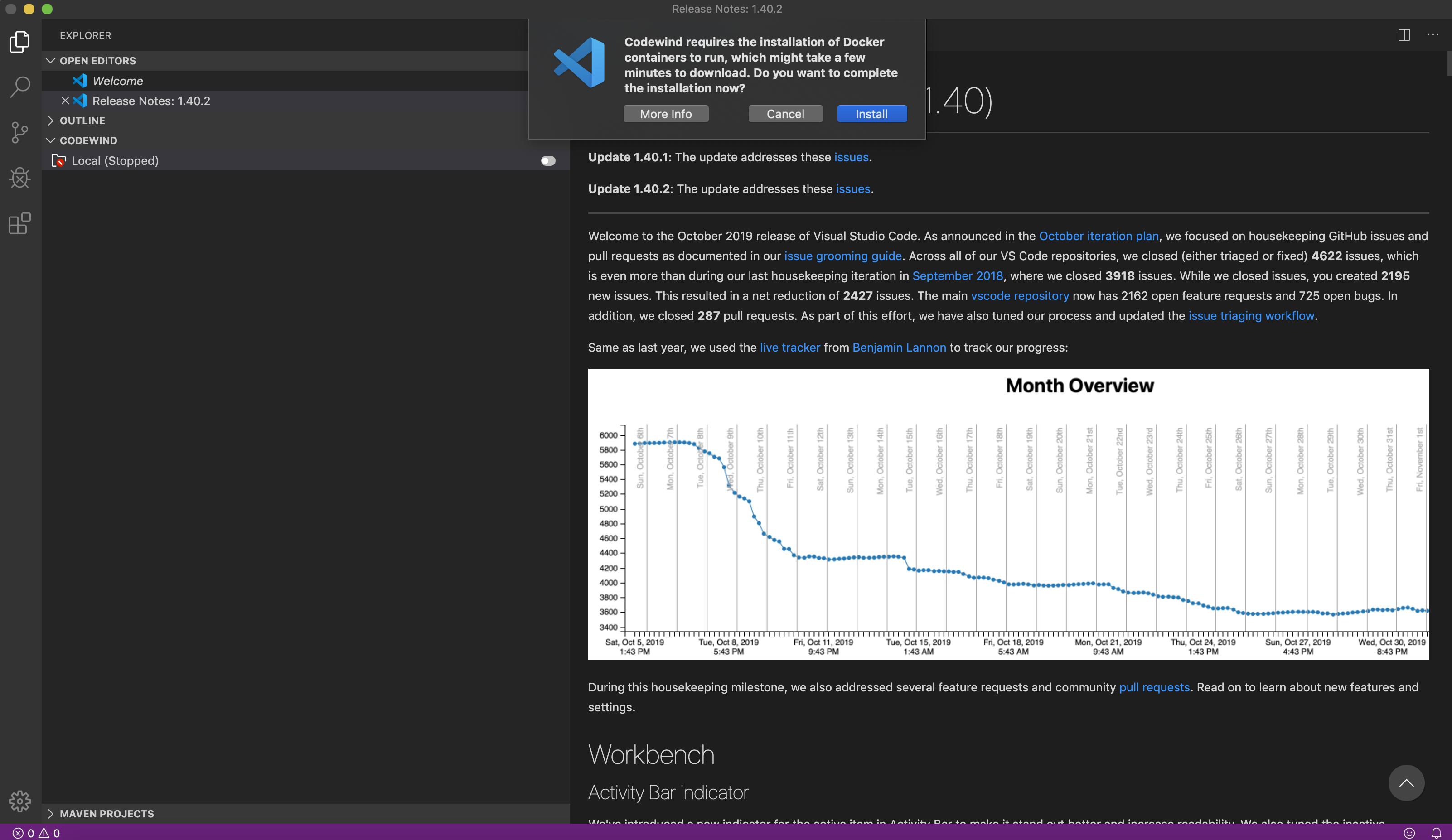 SVT: [VS Code] New version required for VS Code must be 1.41 or later · Issue #1913 · eclipse ...