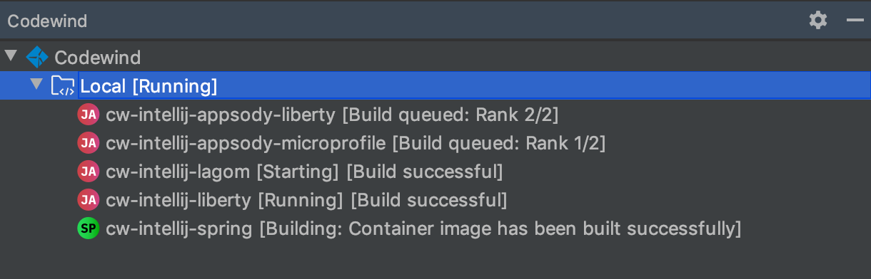 Svt Intellij Codewind Must Update Its Status Continuously · Issue 2040 · Eclipse Archived