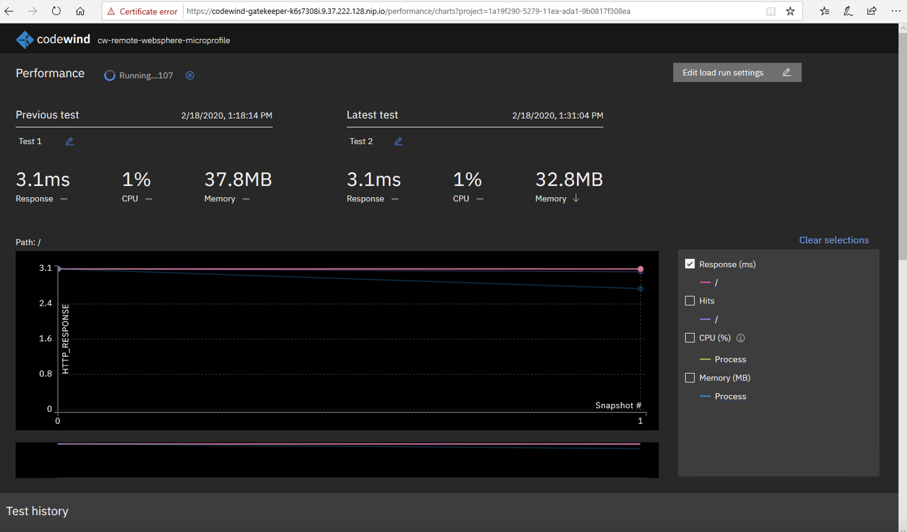 Svt Remote Performance Test Is Failing With An Error Saying That Another Load Run Is In
