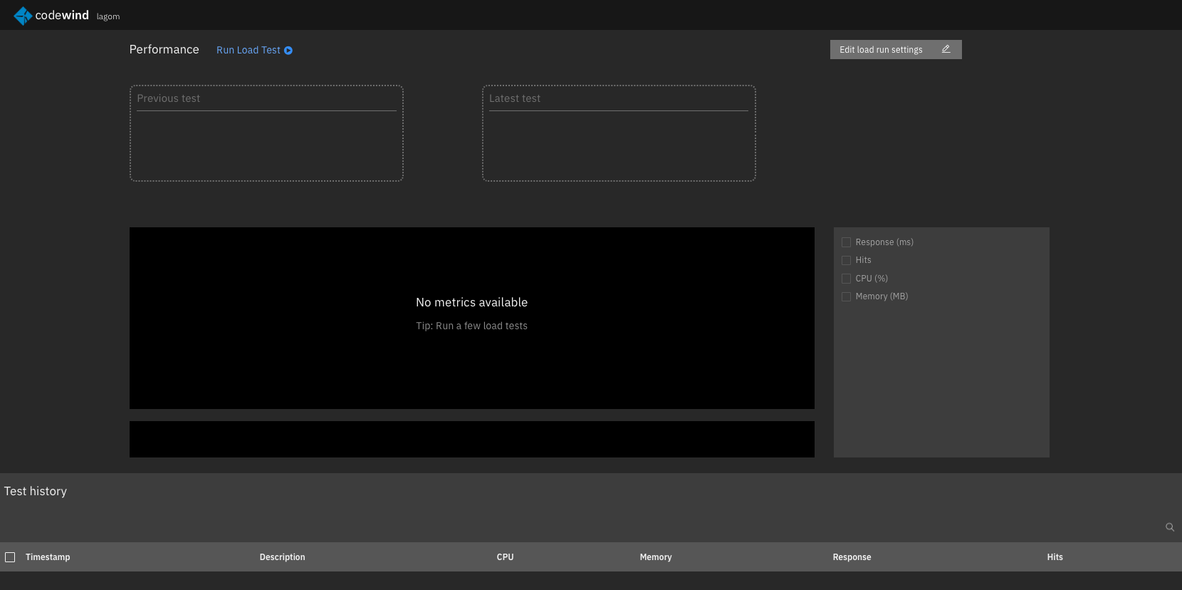 (metrics) SVT: Users will not know for which projects we support performance and metrics ...