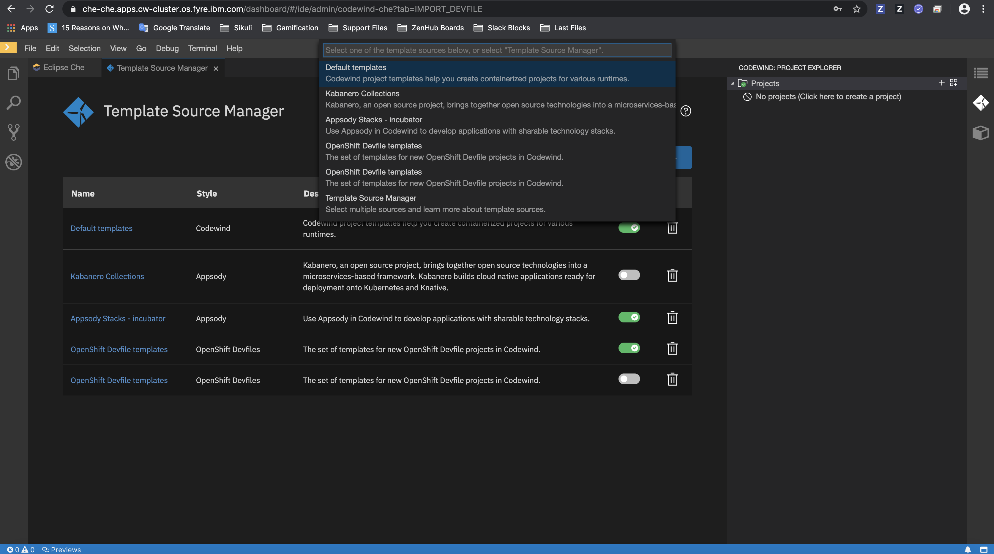 Svt Users Are Being Prompted To Select One Of The Template Sources Present In The Command