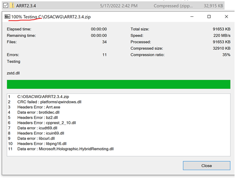 .dll extraction error [ARRT Problem] · Issue #128 · Azure/azure-remote-rendering-asset-tool · GitHub