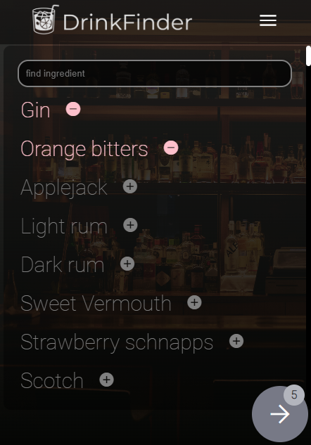 GitHub - lyzik/DrinkFinder