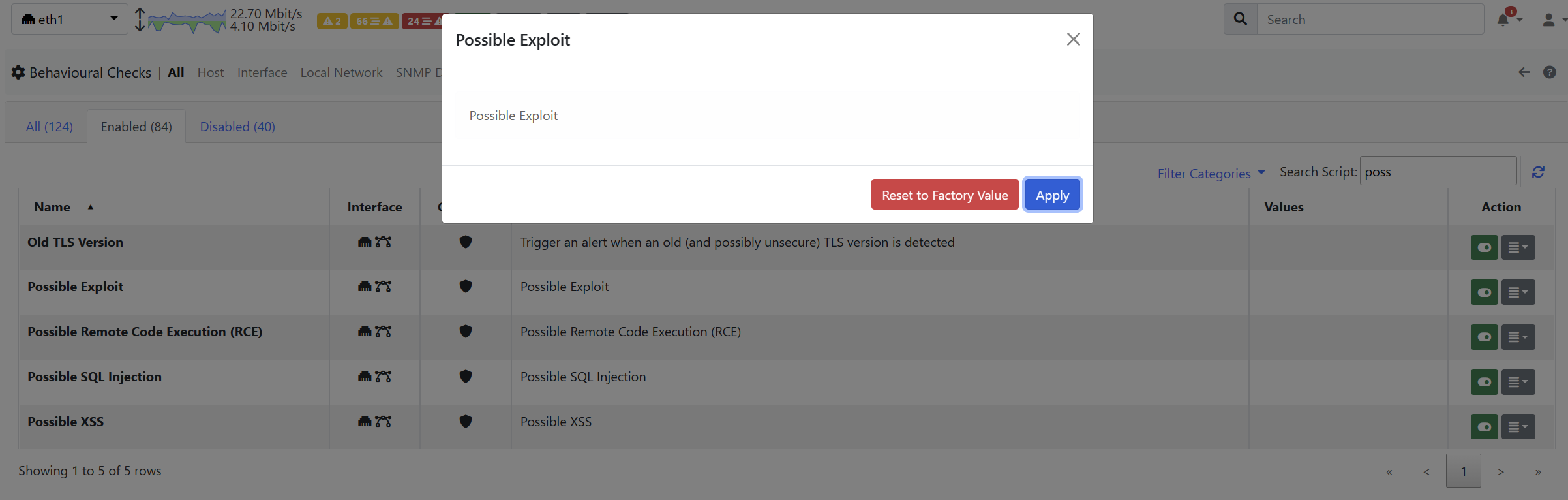 Exclude host with alert Possible Exploit not working · Issue #7075 · ntop/ntopng · GitHub