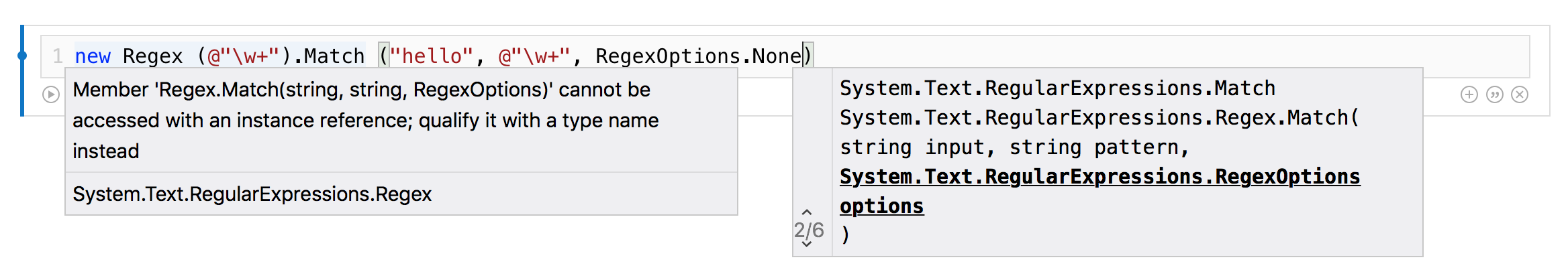 Member signature help should not offer instance members on static or ...