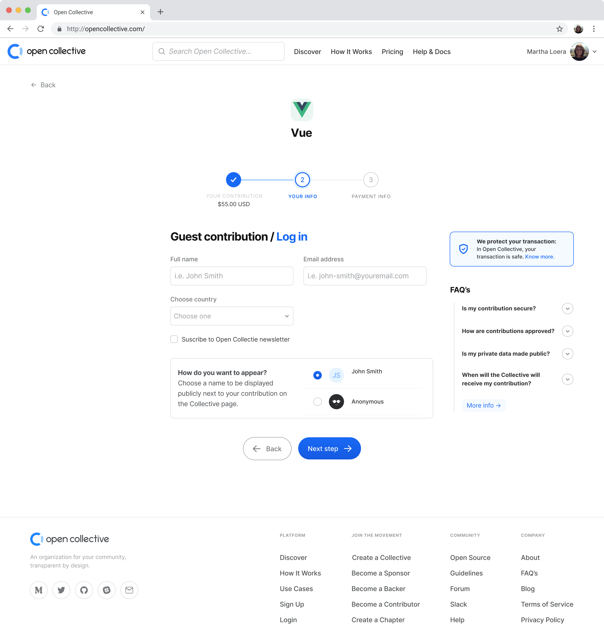 [PROJECT] Contribution flow update · Issue #3164 · opencollective ...