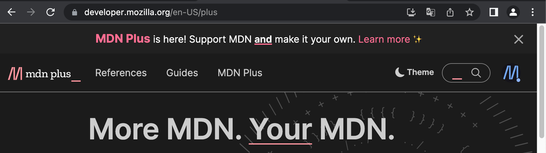 Chrome shows light scrollbar in dark mode · Issue #6101 · mdn/yari · GitHub