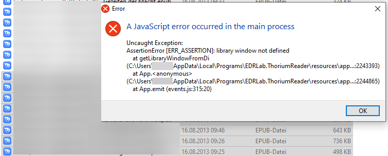 Open more than one epub raises error · Issue #1526 · edrlab/thorium-reader · GitHub