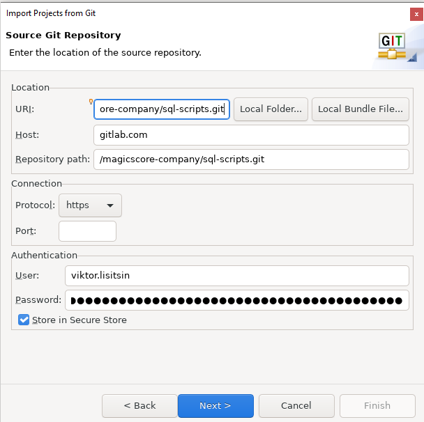 Overwriting of auth creds in case of several git projects · Issue #12328 · dbeaver/dbeaver · GitHub
