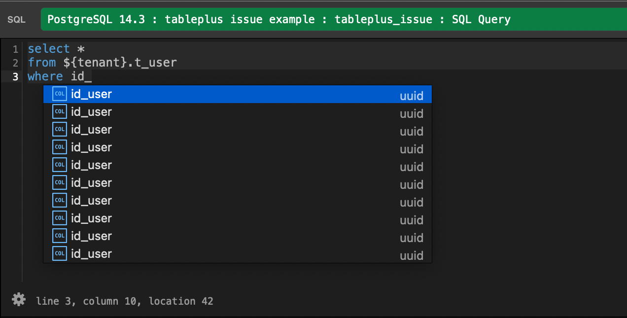 Feature Request: set/change the active schema · Issue #2753 · TablePlus/TablePlus · GitHub