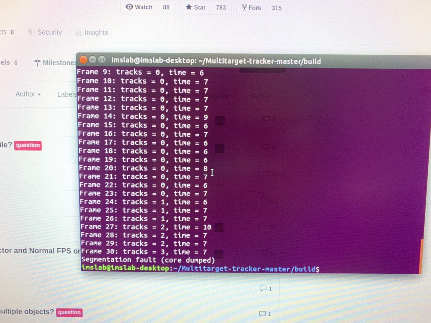 bool Init Tracker this nullptr · Issue #150 · Smorodov/Multitarget-tracker · GitHub