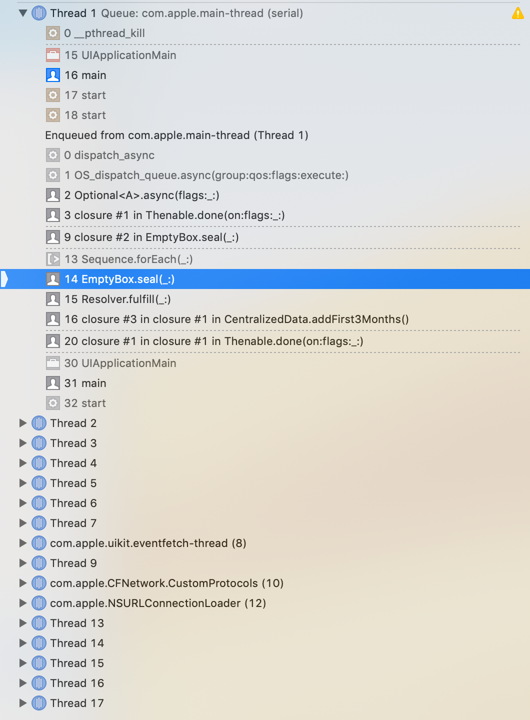 Strange crash in PromiseKit 6 · Issue #1039 · mxcl/PromiseKit · GitHub