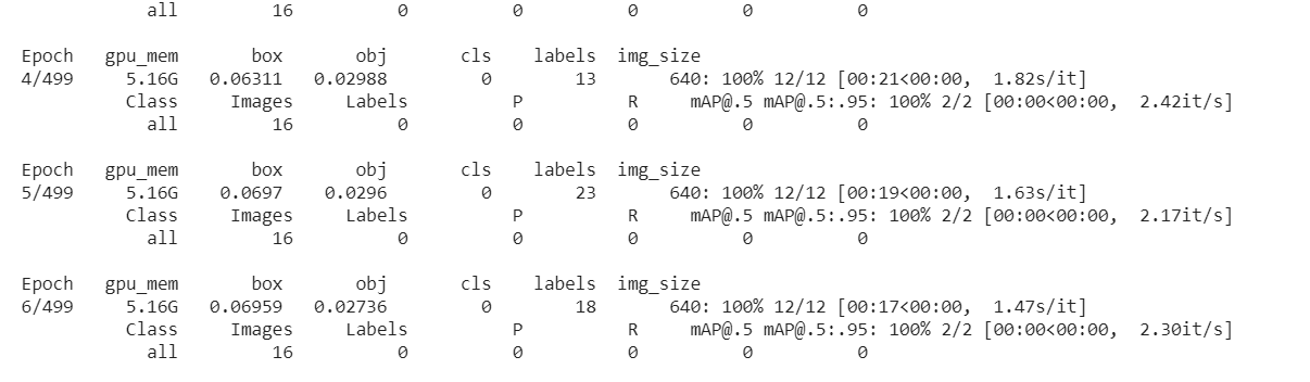 Not Showing Validation accuracy while training! · Issue #4193 · ultralytics/yolov5 · GitHub