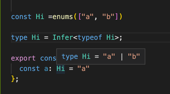 Infer doesn't work for enums if the enum is in an object · Issue #631 · ianstormtaylor ...