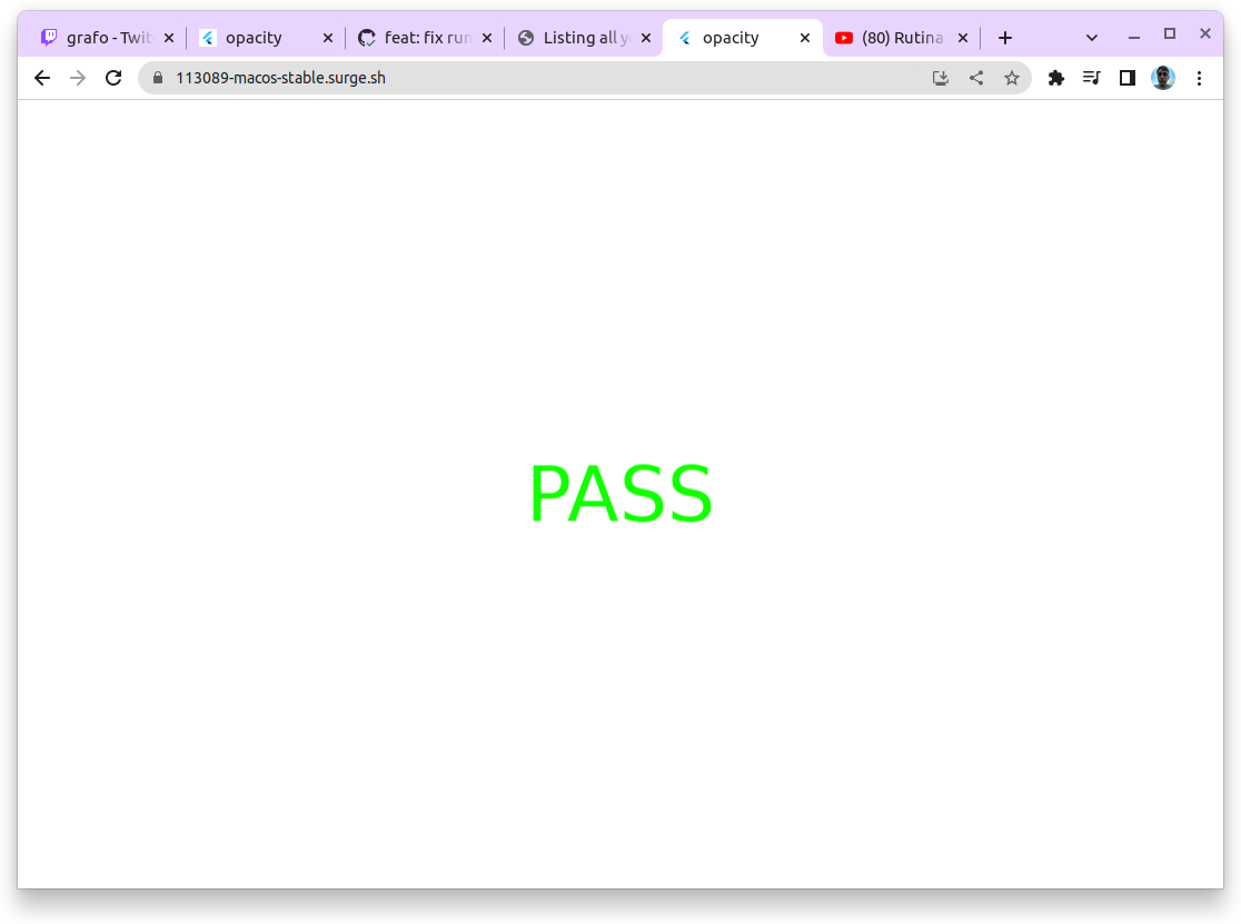 Image.opacity ignored on Mobile Agent [CanvasKit] · Issue #113089 · flutter/flutter · GitHub