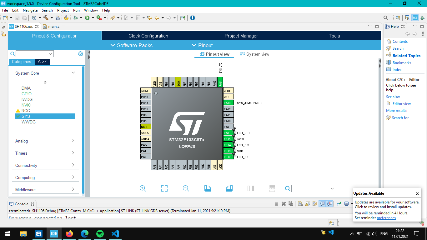 how to make friends stm32 and oled spi display sh1106 · Issue #1382 · olikraus/u8g2 · GitHub