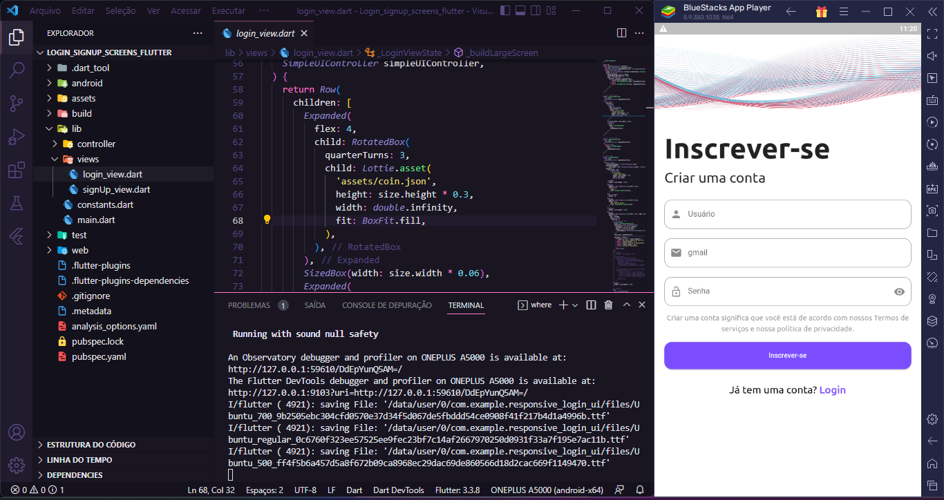 GitHub - geovanesv/Login_signup_screens_flutter: Tela de Login e ...