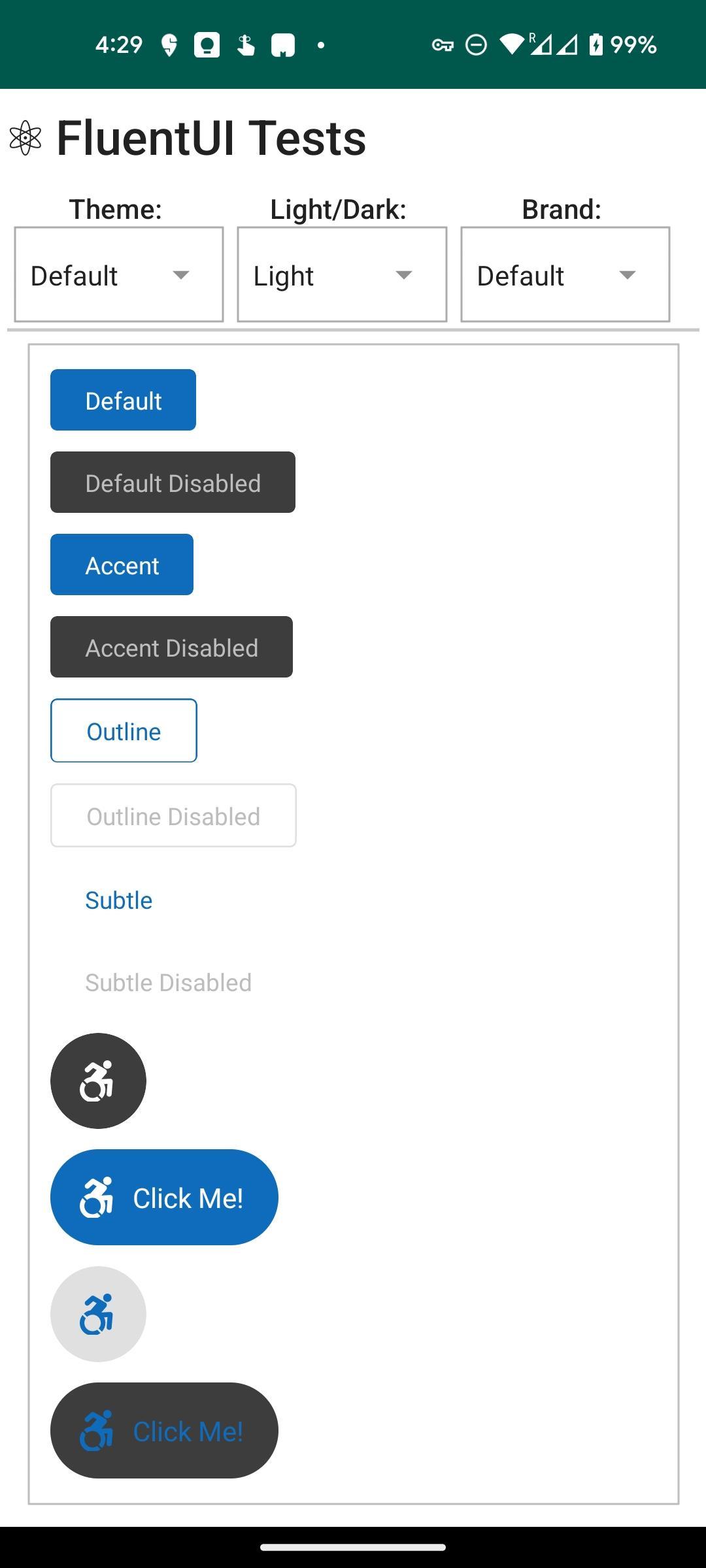 Tokenize button Android/iOS by ayush547 · Pull Request #2337 · microsoft/fluentui-react-native ...