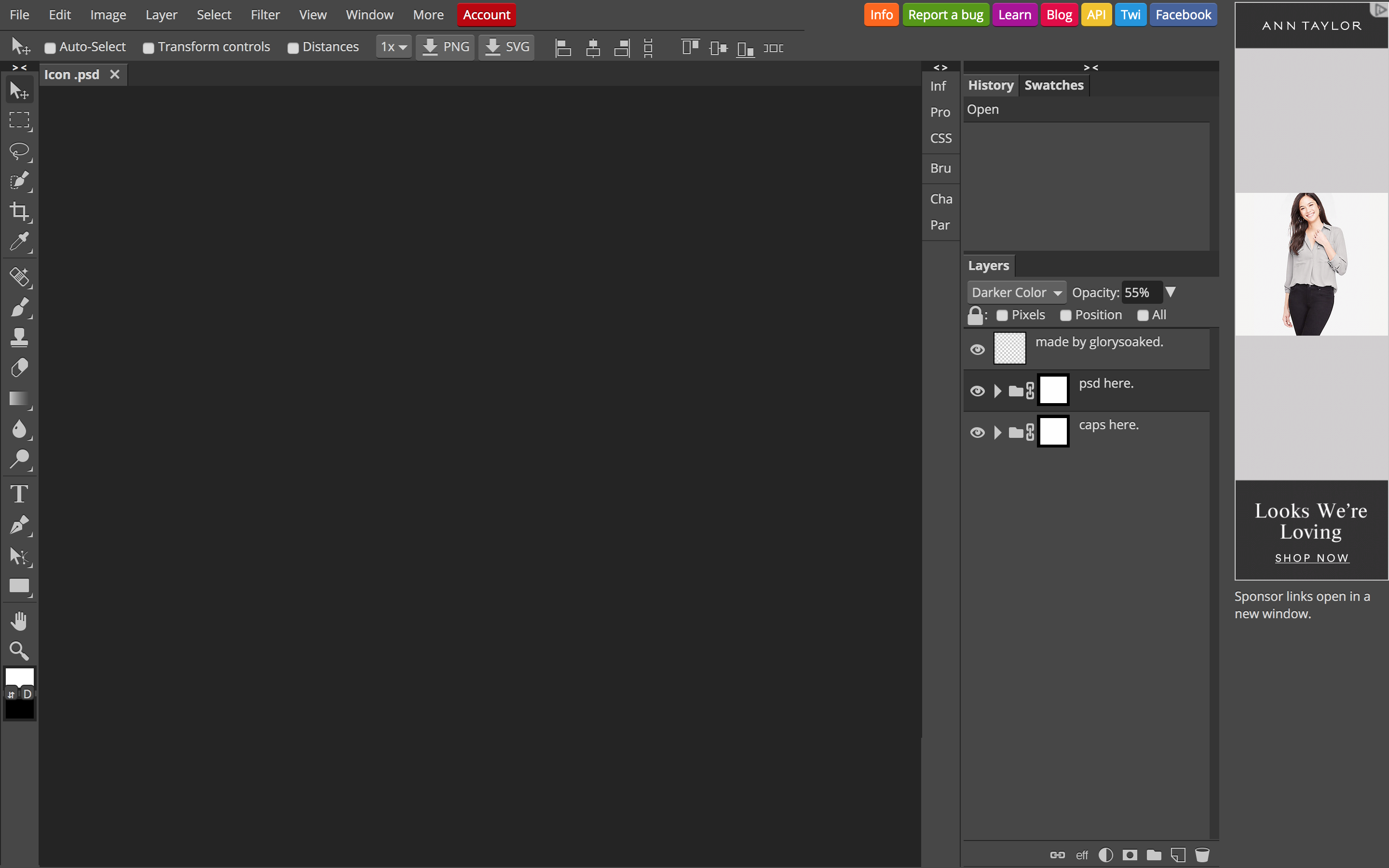 PSD issue · Issue #1341 · photopea/photopea · GitHub