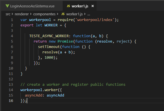 How to import external function to Worker? · Issue #66 · josdejong/workerpool · GitHub