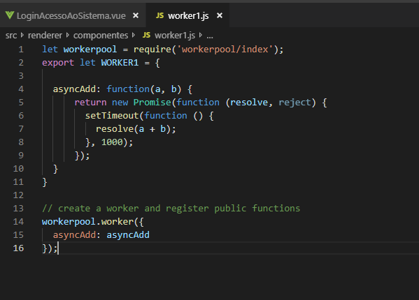 How to import external function to Worker? · Issue #66 · josdejong/workerpool · GitHub