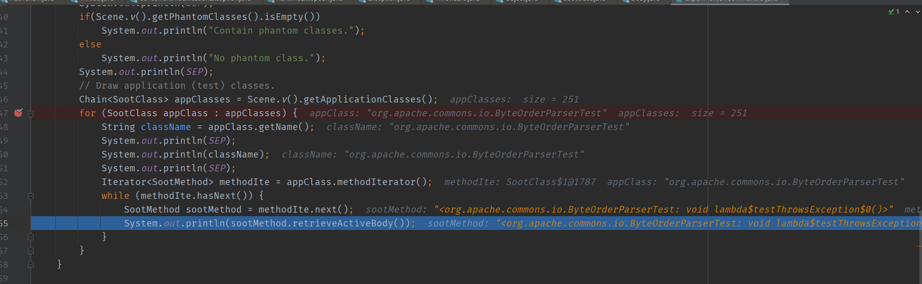 Bump into ConcurrentModificationException when invoke retrieveActiveBody() during method list ...