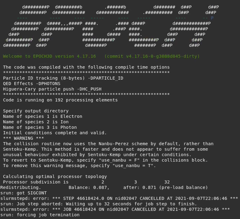 Simulation stuck due to load balance · epochpic epoch · Discussion #286 · GitHub