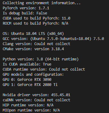 An error GPU memery cost in RTX3090 with few batch size · Issue #49586 · pytorch/pytorch · GitHub