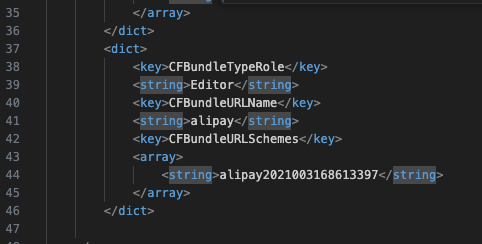 kit_ios引用 5.0.0版本，一直scheme问题怎么解决 · Issue #57 · RxReader/alipay_kit · GitHub